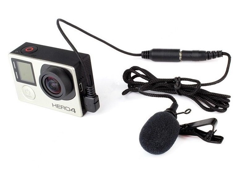 Микрофон петличка + адаптер для GoPro 3\3+\4 - купить в Киеве, отправка ...